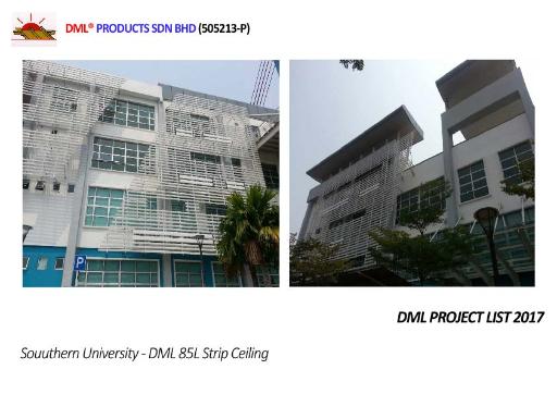DML Products Sdn Bhd | Ceiling and Louvre Manufacturer